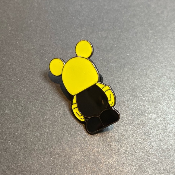 Disney | Other | Disney Pin Black And Yellow Mickey Mouse Vinylmation ...